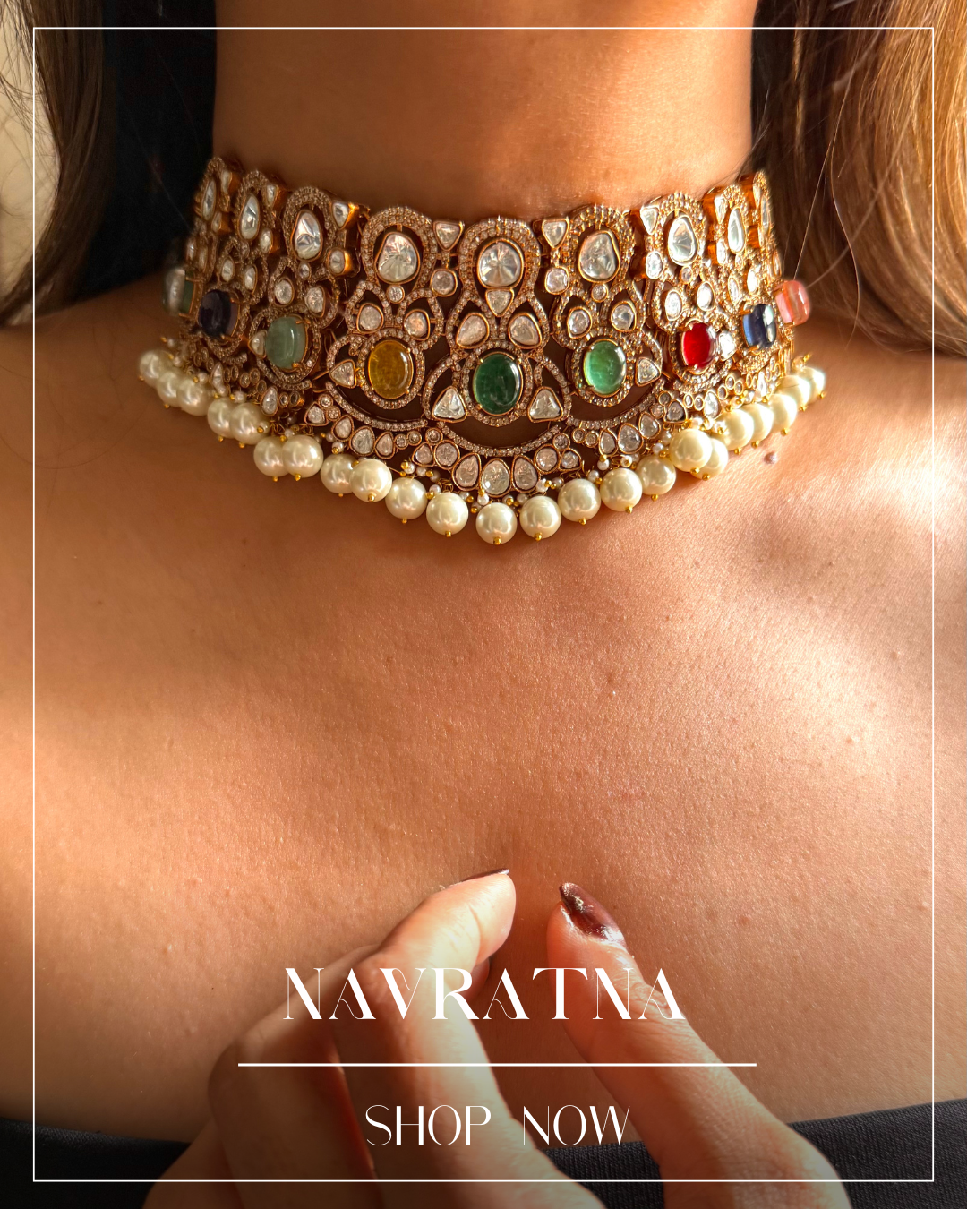 Navratna Necklaces – Jewellery Hubb Jaipur